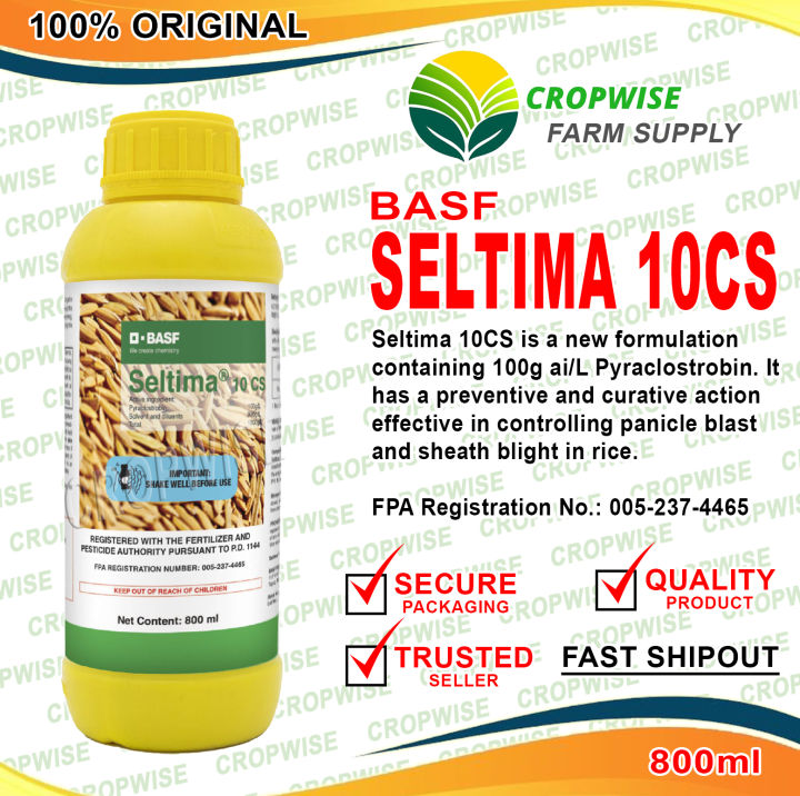 BASF SELTIMA 10CS Pyraclostrobin Fungicide 800ml | Lazada PH