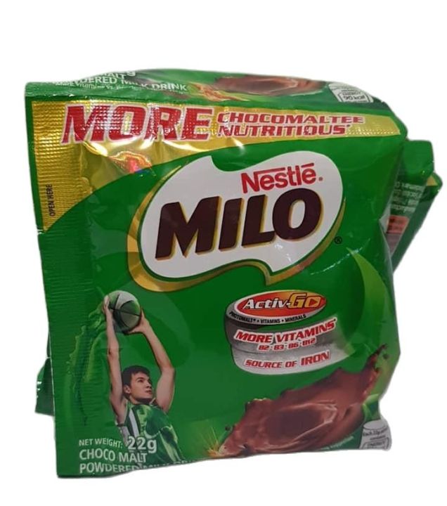 Nestle MILO Active-GO, Choco Malt Powdered Milk (36 small packs x 24 ...