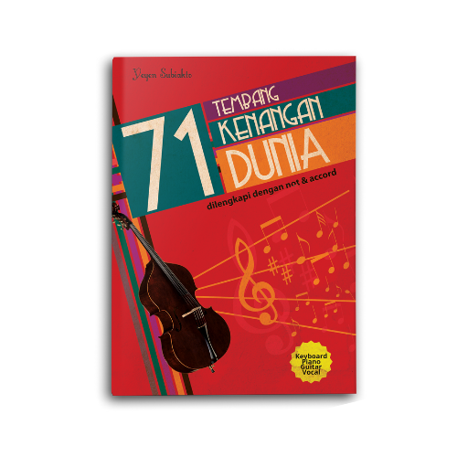 Buku Musik dan Lagu 71 Tembang Kenangan Dunia Partitur Not Balok dan ...