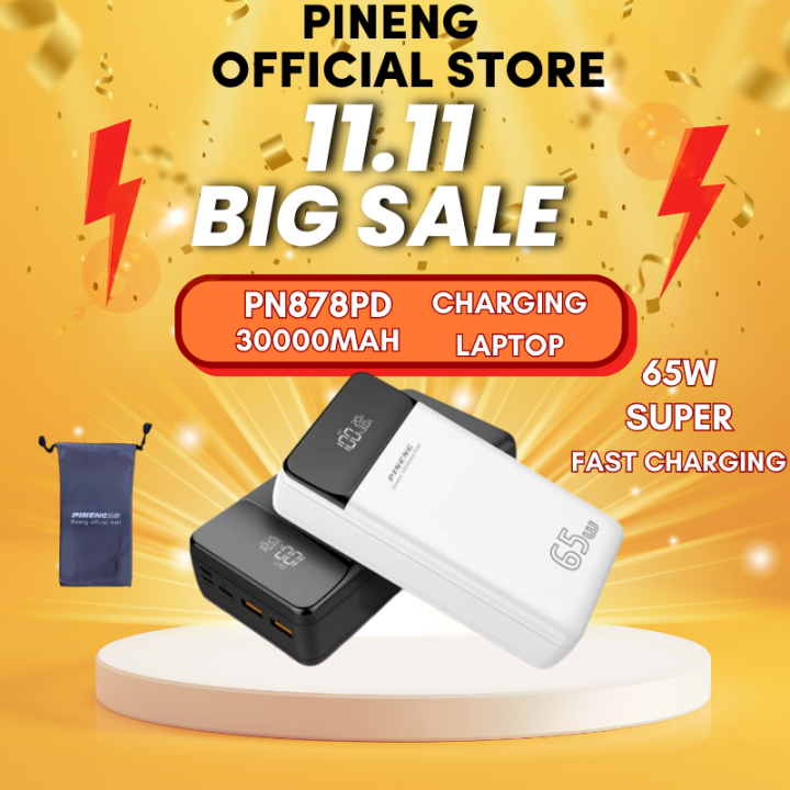 PINENG PN878PD PD3.0 + QC 3.0 QUICK CHARGE LI-ION POLYMER BATTERY 65W ...