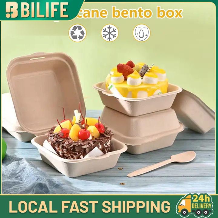 50 Sets Of Bento Cake Box Tiramisu Box Disposable Dessert Packaging Box ...