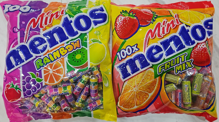 Mentos Mini Rainbow/Fruits (100pcs/pack) | Lazada Singapore