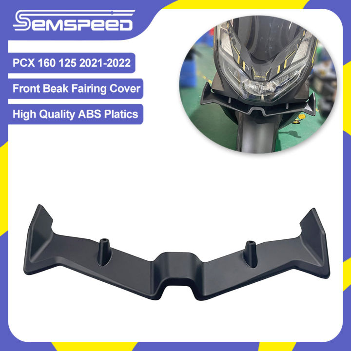 SEMSPEED Motorcycle Front Beak Fairing Wind Lip Cowl Cover For Honda ...