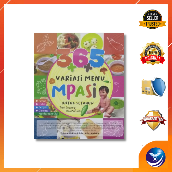 Buku 365++ VARIASI MENU MPASI UNTUK SATU TAHUN | Lazada Indonesia