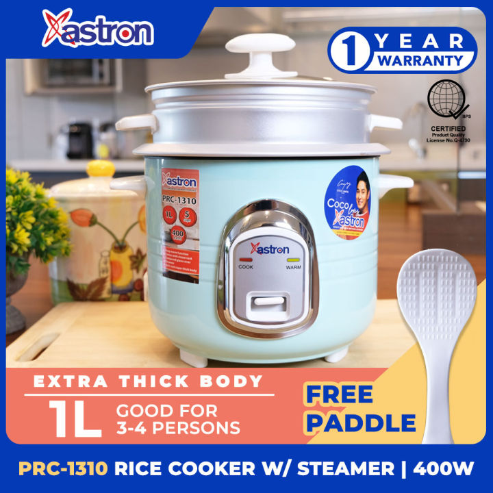 Astron PRC 1310 Rice Cooker with Steamer - 1 Liter Capacity | Aesthetic ...