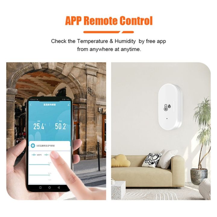 Tuya ZigBee Smart Temperature & Humidity Sensor Hygrometer Thermometer ...