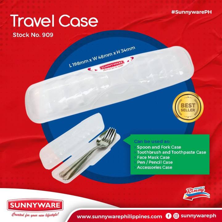 SUNNYWARE 909 SPOON&FORK CASE HOLDER/MULTIPURPOSE CASE | Lazada PH