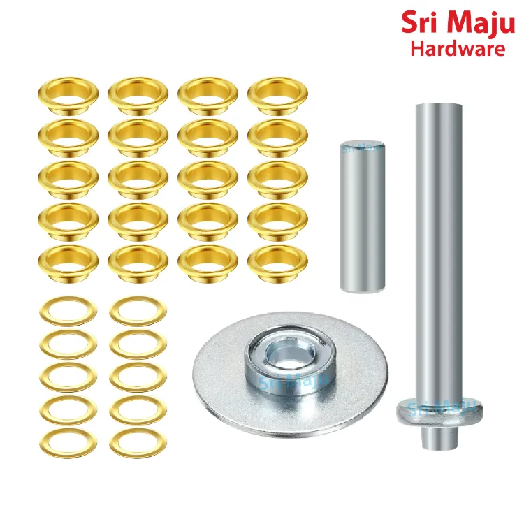 MAJU EYS Grommet Eyelet Install Tool Kit Package Set Punch to Set ...