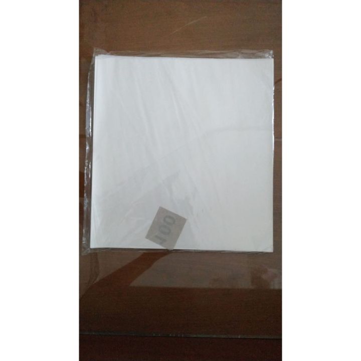 Kertas Nasi Putih Polos / Motif isi 100 pcs ukuran 25 cm x 27 cm ...