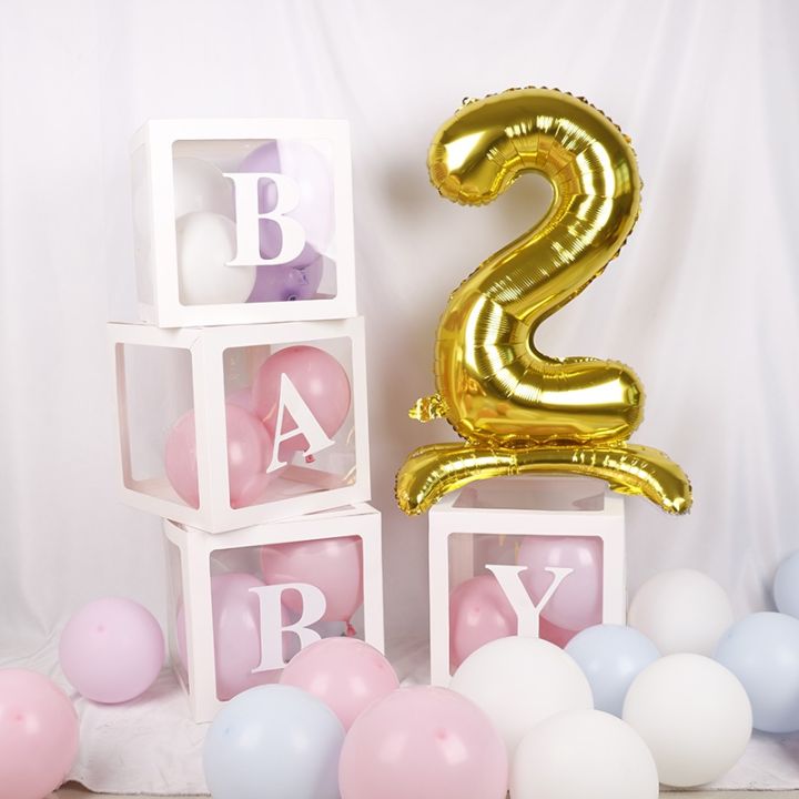 32inch Stand Number age Foil Balloons Decoration Supplies Digital ...