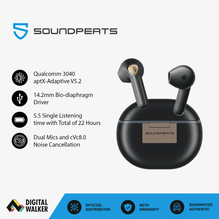 [Digital Walker] SoundPEATS Air3 Deluxe HS True Wireless | Lazada PH