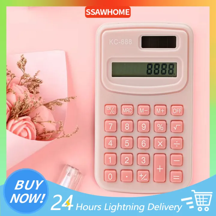 Pocket Calculator Basic Standard Calculators Small Digital LCD Display ...