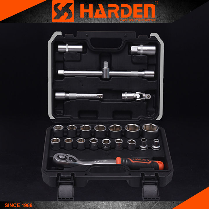 Harden 510423 23PCS 1/2" DR. Chrome Vanadium Professional Auto ...