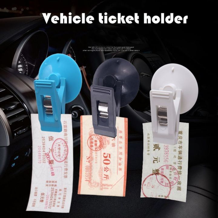 SHIBEN Card Holder Removable Towel Clamping Car Mount Stand Car Ticket ...