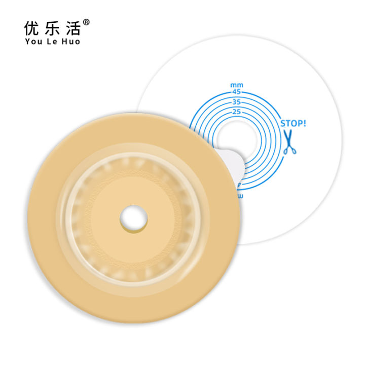 10PC Disposable Ostomy Belt Baseplates Colostomy Bags Two-piece System ...