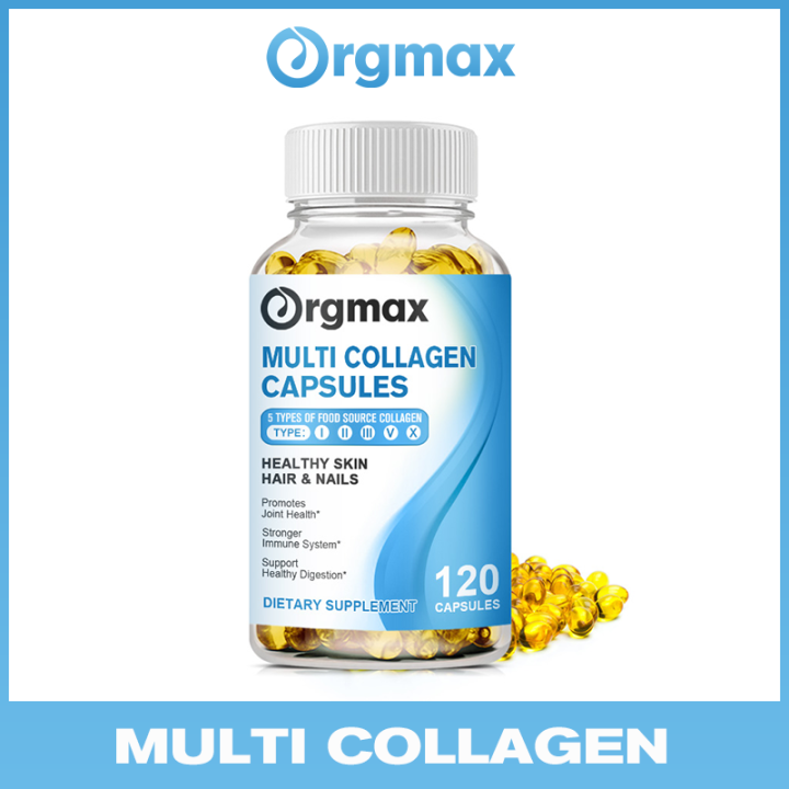 Orgmax Collagen Glutathione Capsules Improve Skin Texture Hydration ...