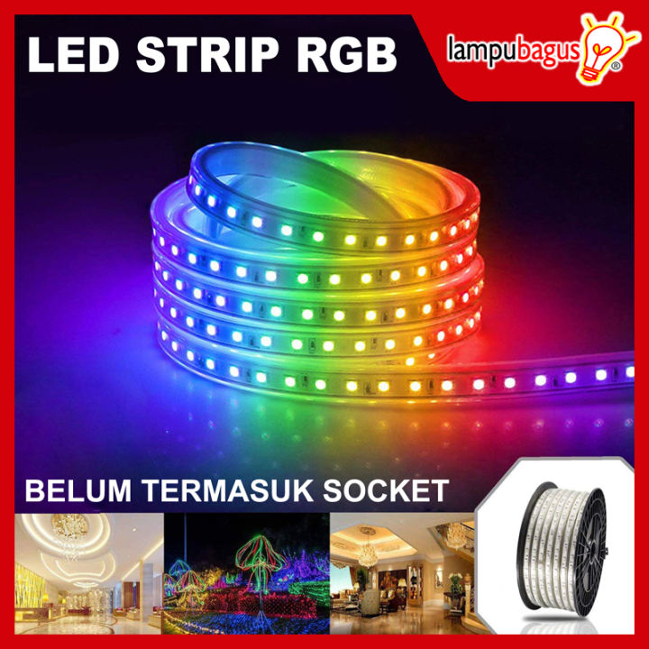 Lampu LED Strip RGB 2835 / LED Strip 2835 Warna Warni Per Meter ...