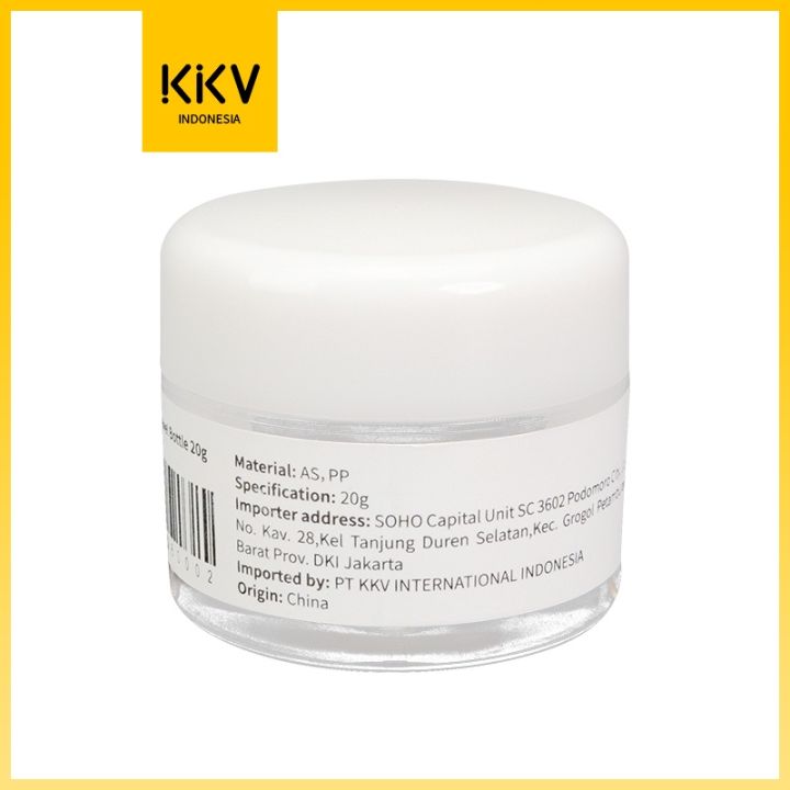 KKV Alba Sol Cream Travel Bottle Botol Krim Jar Kecil Travelling 20g ...
