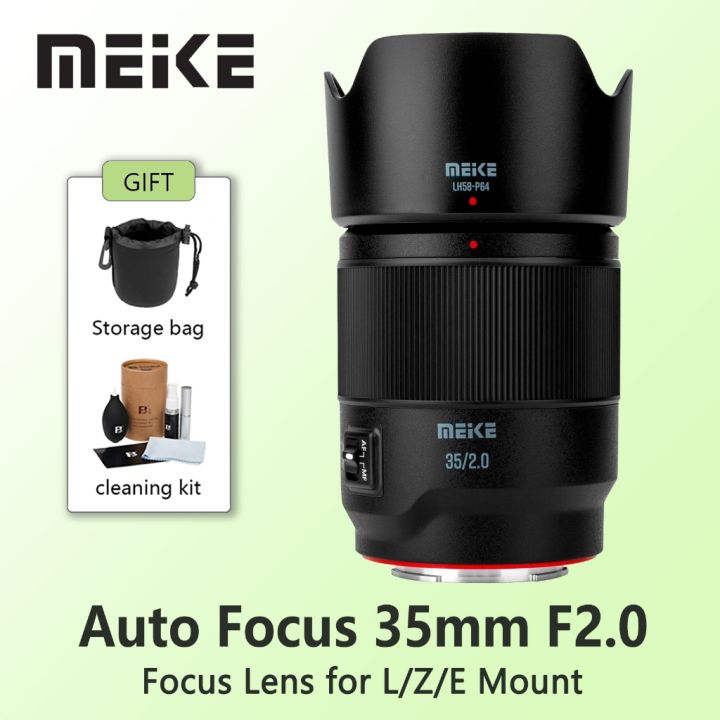 Meike 35mm F2.0 Auto Focus Lens(STM Motor) for Z/E/L Mount Portrait ...