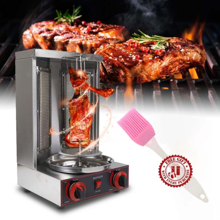 [Free Gift]Grill Machine Propane Doner Kebab Machine Vertical Broiler ...