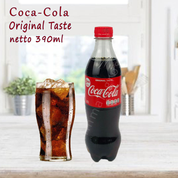 Coca Cola / Minuman Berkarbonasi rasa Cola / Original /390ml | Lazada ...