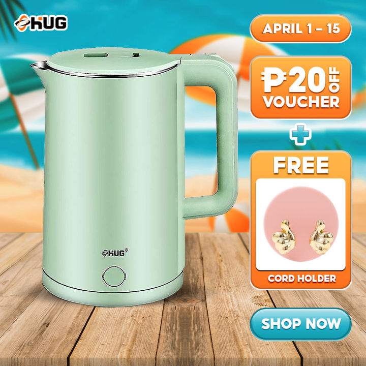 HUG Stainless Electric Kettle Fast Boiling Anti-Burnout Protection ...