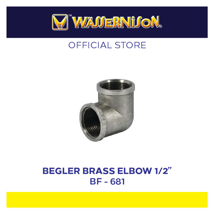 Wassernison Begler Brass Elbow 1/2" | Lazada PH