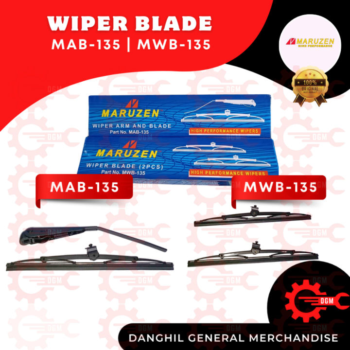 MARUZEN Wiper Arm (MAB-135) and Wiper Blade (MWB-135)10" - Jeep ...