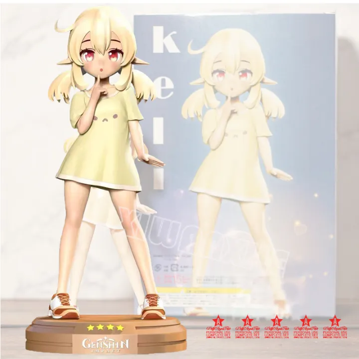 [ushh] 14cm Genshin Impact Klee Anime Figure Genshin Impact Paimon ...