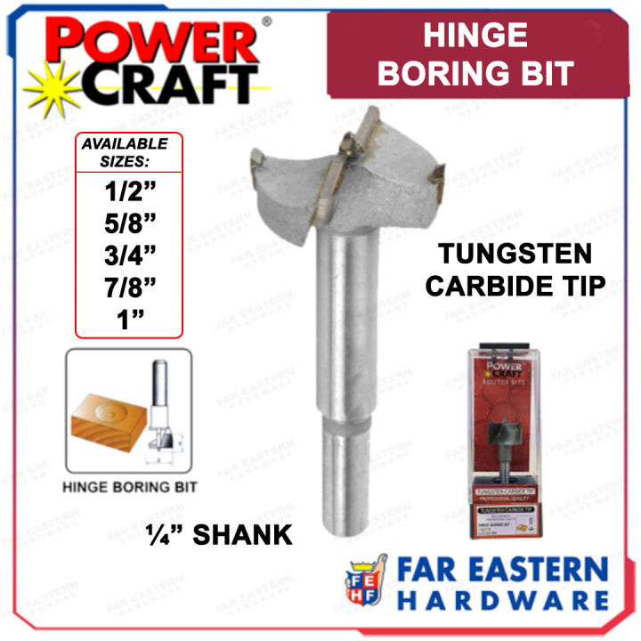 POWERCRAFT TCT Hinge Boring Forstner Router Drill Bit for Concealed ...