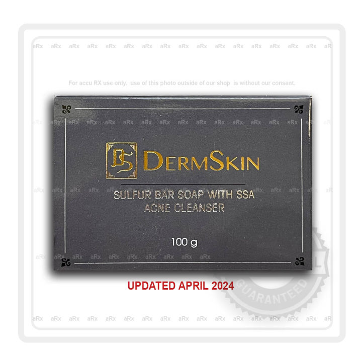 Dermskin Sulfur Bar Soap with SSA | Lazada PH