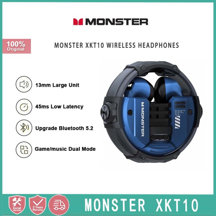 Monster XKT10 wireless headphones with Bluetooth, waterproof sports ...