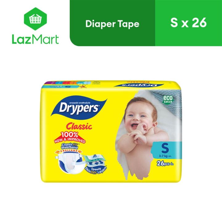 DRYPERS CLASSIC CONV PACK S 26 pcs | Lazada PH