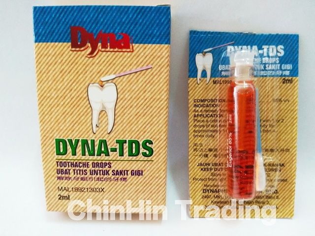 [DYNA] Dyna-TDS Toothache Drops / Ubat Titis Untuk Sakit Gigi ( 2ml ...