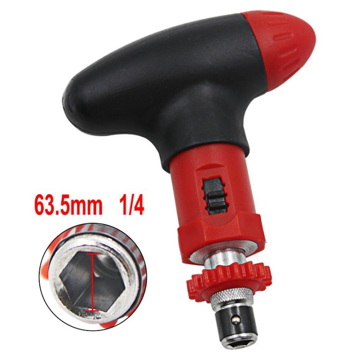 【cw】 High quality T - type ratchet screwdriver quick bolt driver batch ...