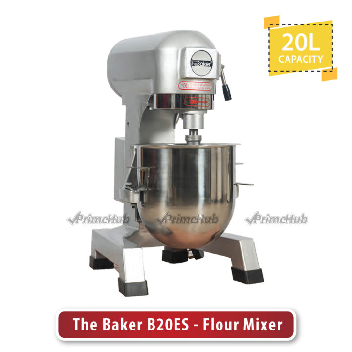PrimeHub B20 - (20 Litre) Flour Mixer, Dough Mixer, Egg Beater, Heavy ...