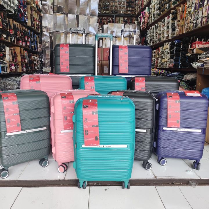 Koper Premium POLO CLASSIC 10099-01 ukuran 20 dan 24 inch, TSA, Bisa ...