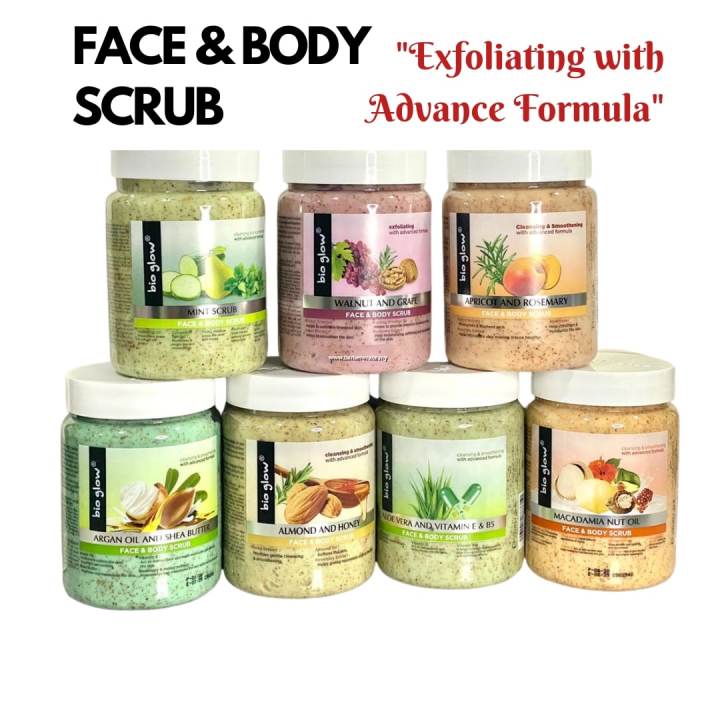 Bio Glow Face and Body Scrub 500ml | Lazada