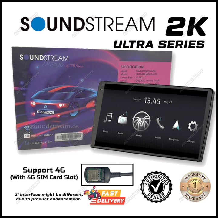 SOUNDSTREAM 2K ULTRA 360 Cam Supported DSP 360 System Support 4G SIM ...
