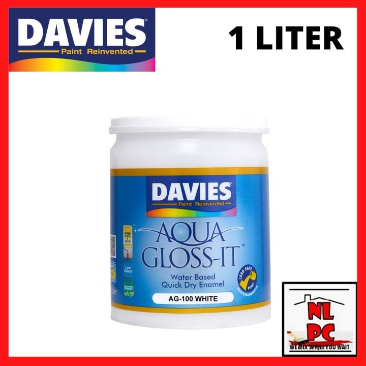 DAVIES AQUA GLOSS- IT WHITE WATER-BASED QDE | Lazada PH