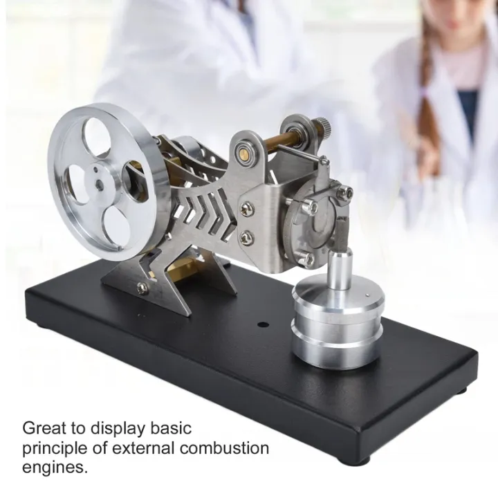 (TGZF) All-Metal Vacuum Stirling Engine DIY Hot Gas Turbine Stem Steam ...