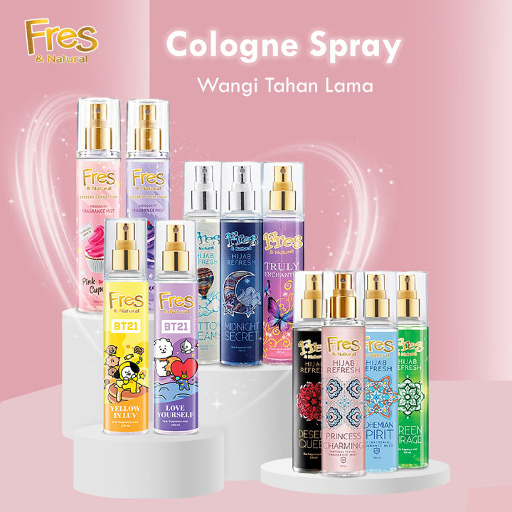 Fresh & Natural Cologne Spray 100 ml - Parfum Wanita Wangi Tahan Lama ...