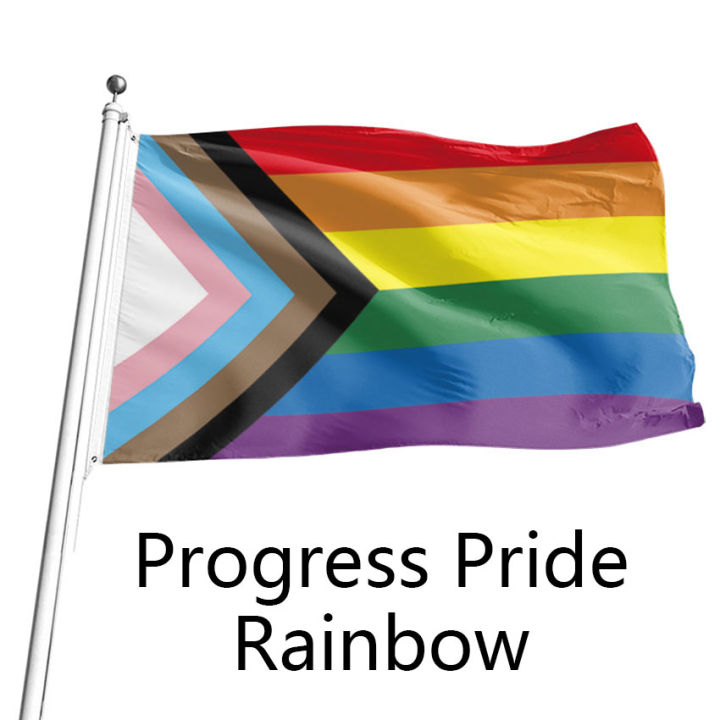 【Local Warehouse】90x150 CM Philadelphia Philly G-ay Rainbow Flag Flag ...