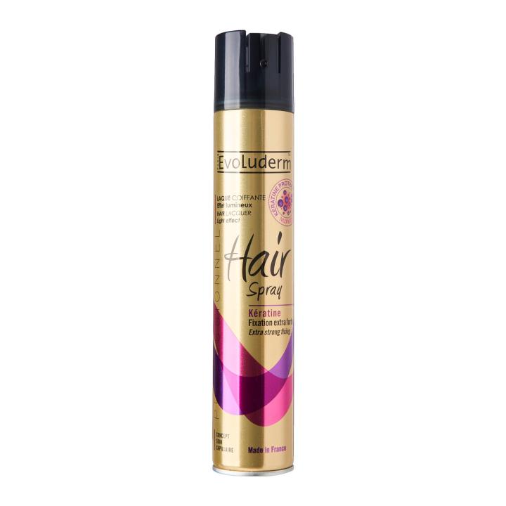 Evoluderm Lacquer Extra Strong Fixing Hair Spray - By Beauty Language ...