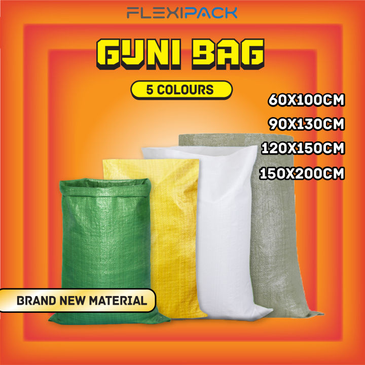 Large PP Woven Guni Bag Recycle Sand Courier Storage Plastic Gunny Sack ...