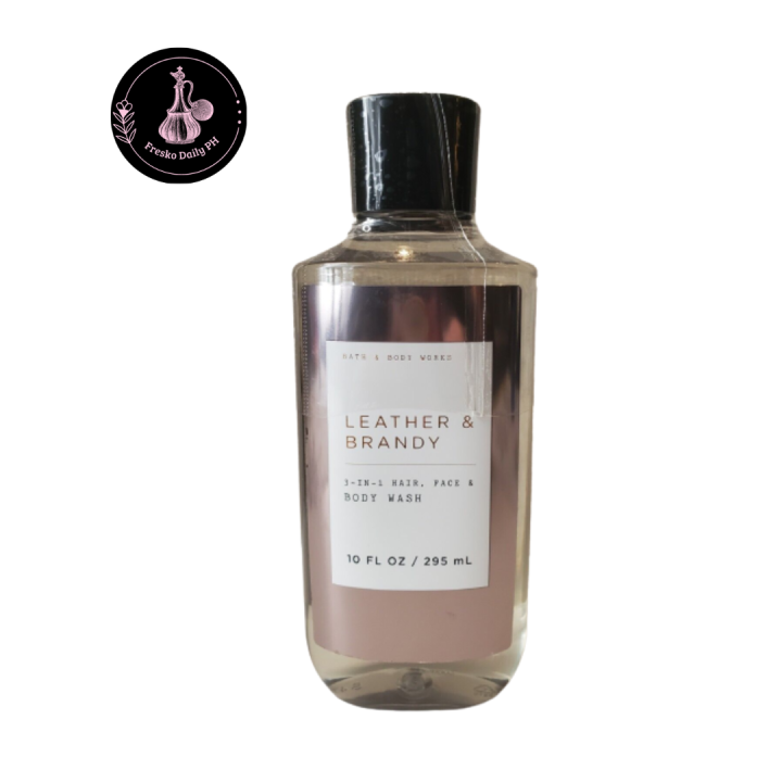 Bath & Body Works LEATHER & BRANDY 3-in-1 Hair Face & Body Wash | Lazada PH