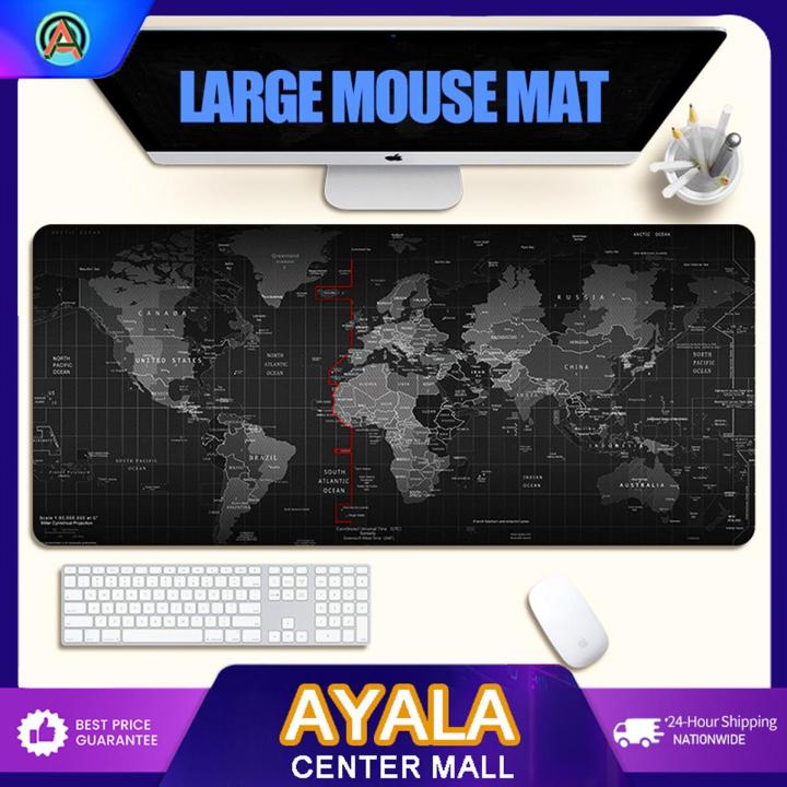【Japan Original】Cool 900*400mm World Map Mouse Pad Thickened Large ...