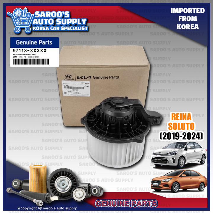 [Genuine] Aircon Blower Fan Motor For Reina (19-24) , Soluto (19-24 ...