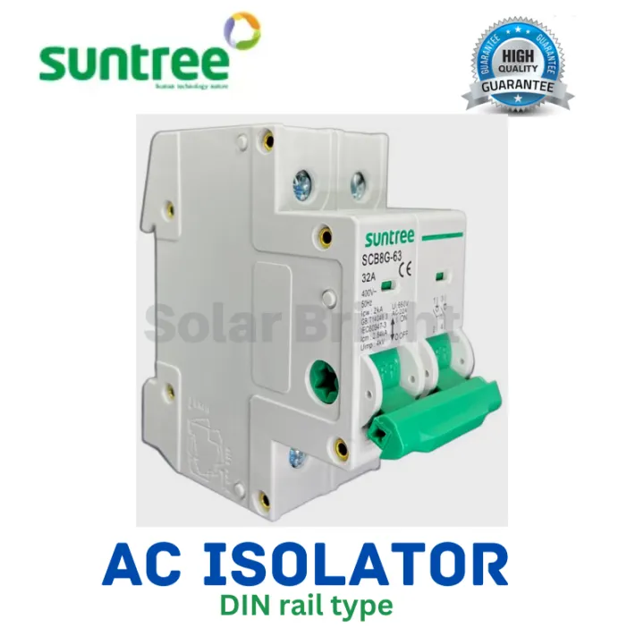 Suntree Power AC ISOLATORS 32A 63A 50Hz 60Hz DIN Rail Types | Lazada PH