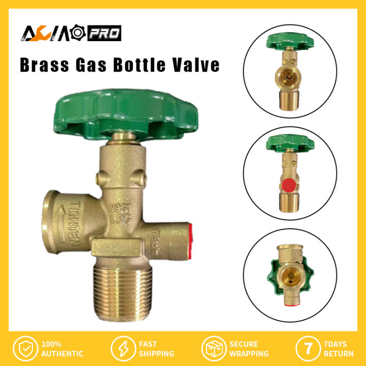 AumoPro 1PCS LPG Pol Valve for 11kgs Brass Cylinder Valve Oxygen ...